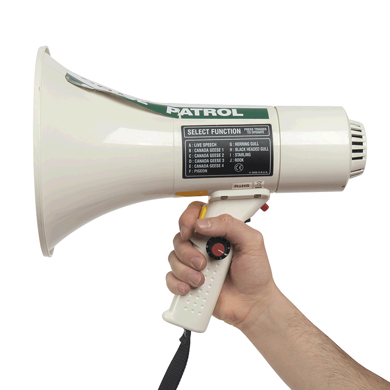 Scarecrow Goose Patrol Hand Held Portable Canada Goose Dispersal Unit