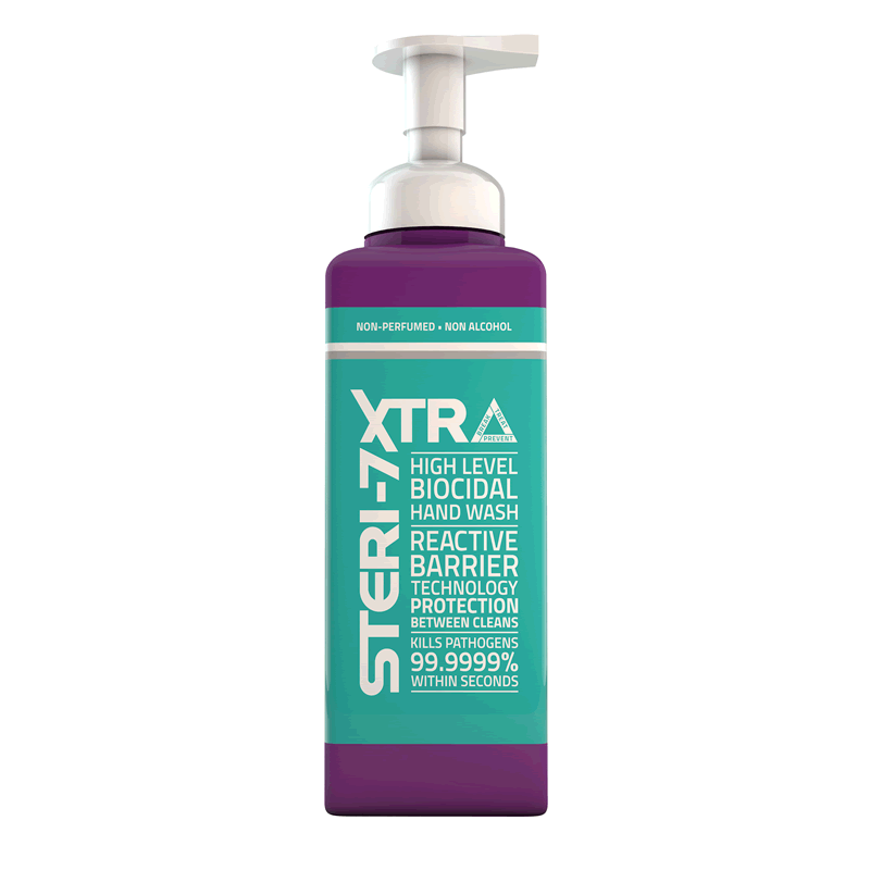 STERI-7 XTRA Biocidal Hand Wash 600ml Pump Dispenser