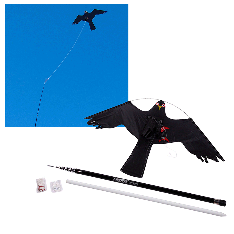 Hawk Kite Bird Scarer Kit - The Ultimate Bird Control Solution