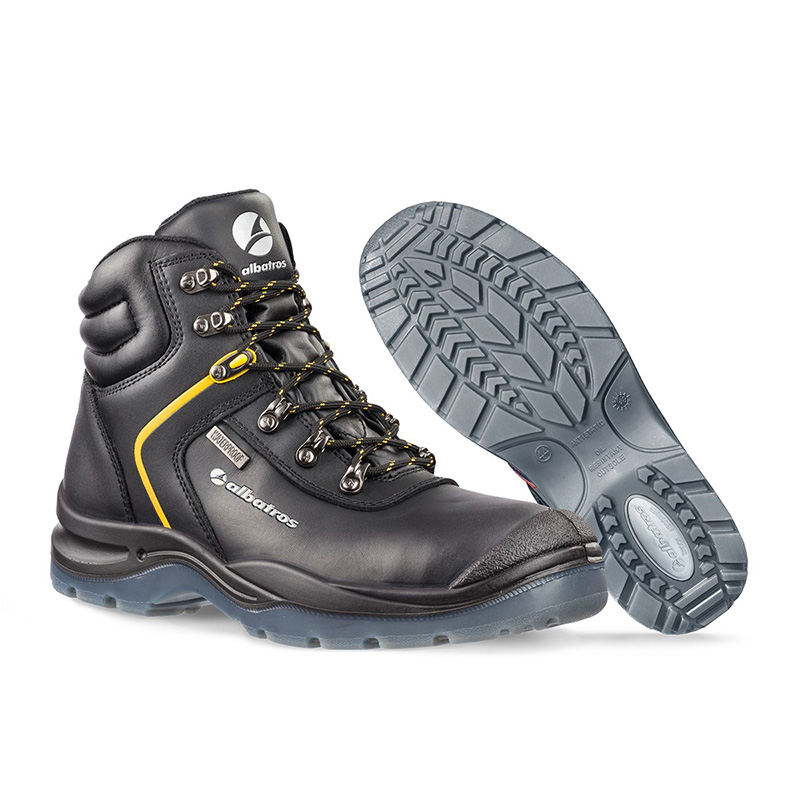 Safety Boots - Albatross Gravity CTX MID S3 WR SRC YellowBlack