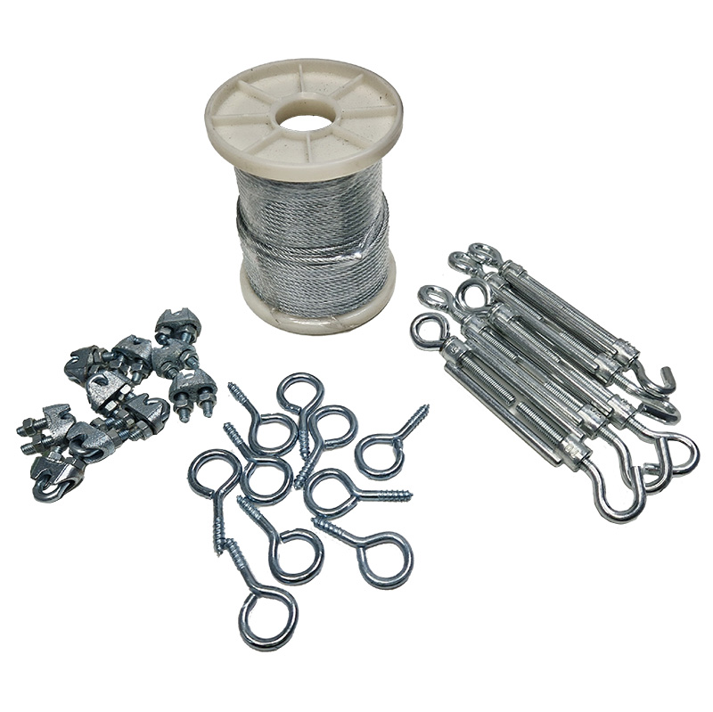 Garden Wire Kit Galvanised Steel 25m