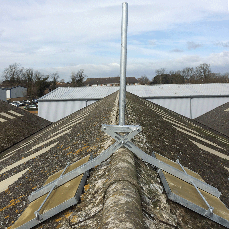 Dormer Roof Corner Bracket 380mm - Stainless Steel