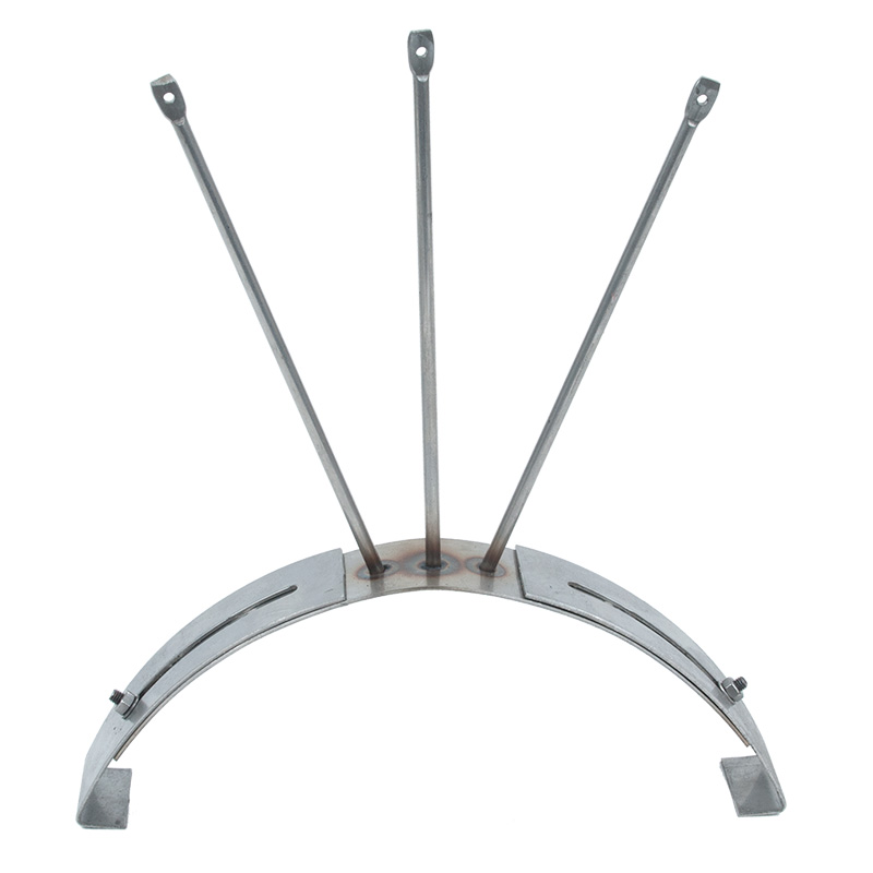 Half Round Ridge Brackets for Post and Wire