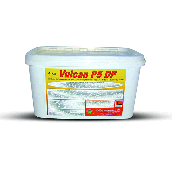 Vulcan P5 DP Permethrin Dust Insect Powder by PelGar