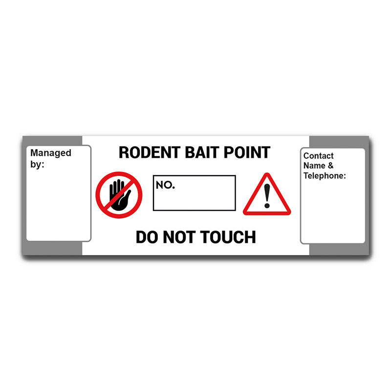Rodent Bait Point Labels