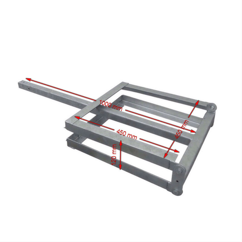 Raise The Net 1m and 2m foldaway stanchions