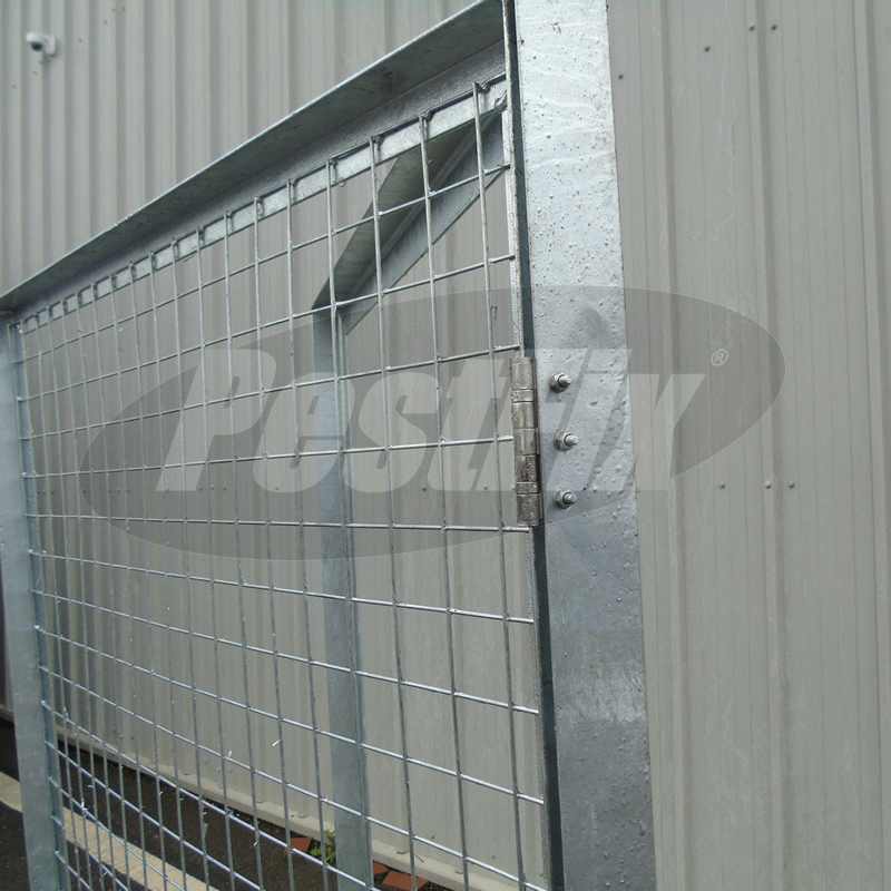 Access Gate For Bird Control Netting 50mm Galvanised Steel 2m X 1m