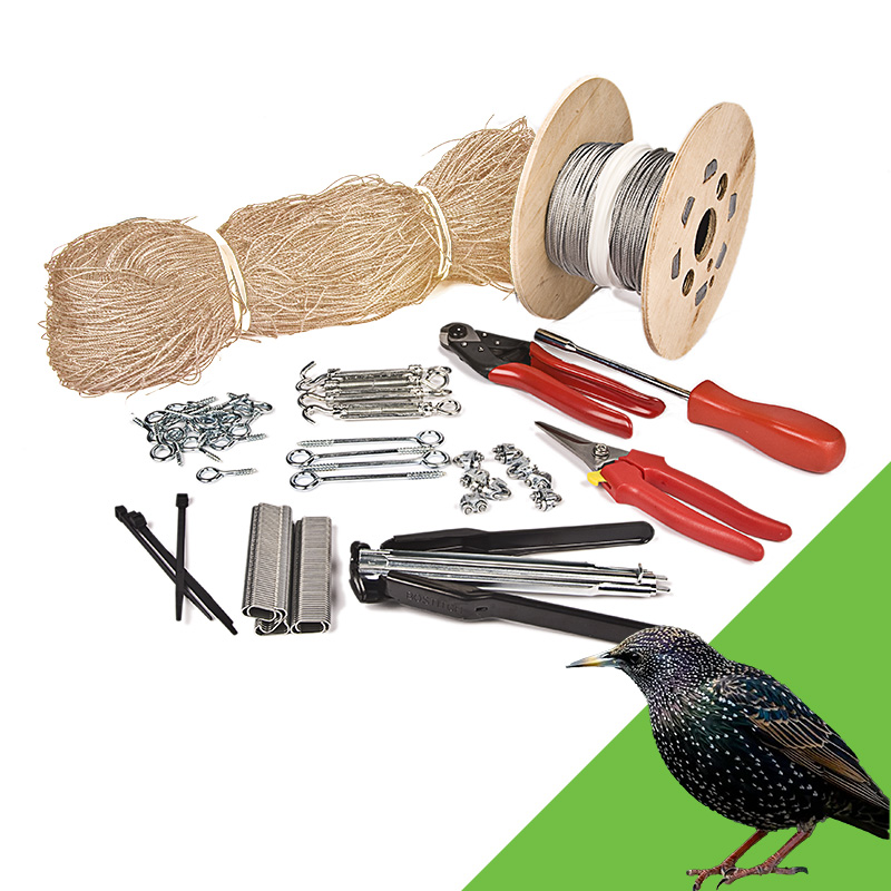 Starling Netting Kit For Timber For Timber - 10m x 10m