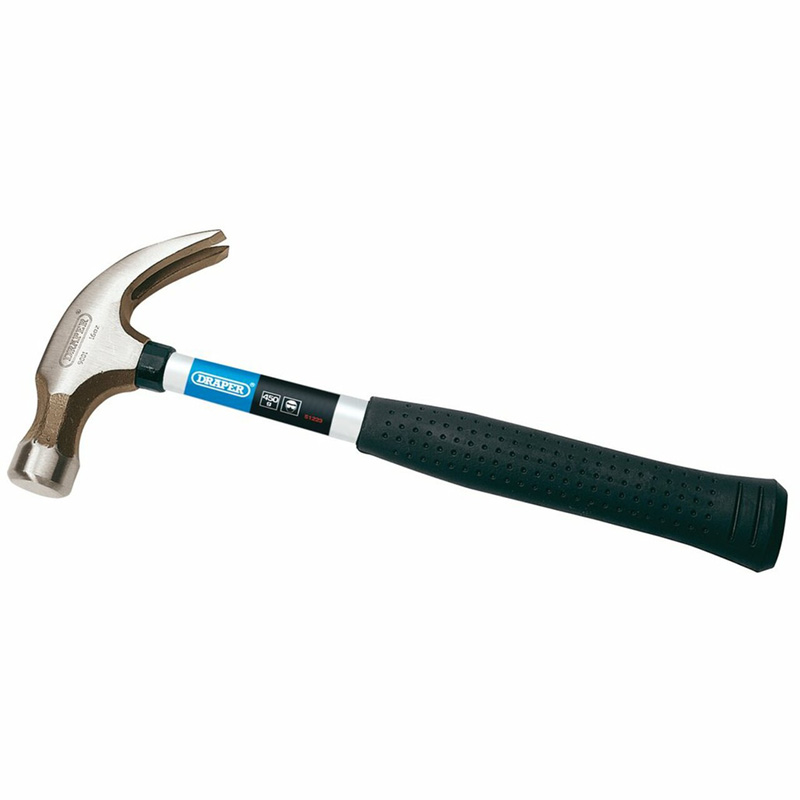 Draper Tubular Shaft Claw Hammer 450g-16oz