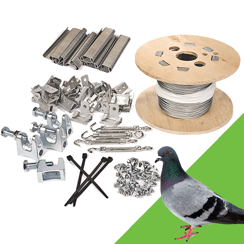 50mm Pigeon Netting Fixing Kits | All component hardware for masonry ...
