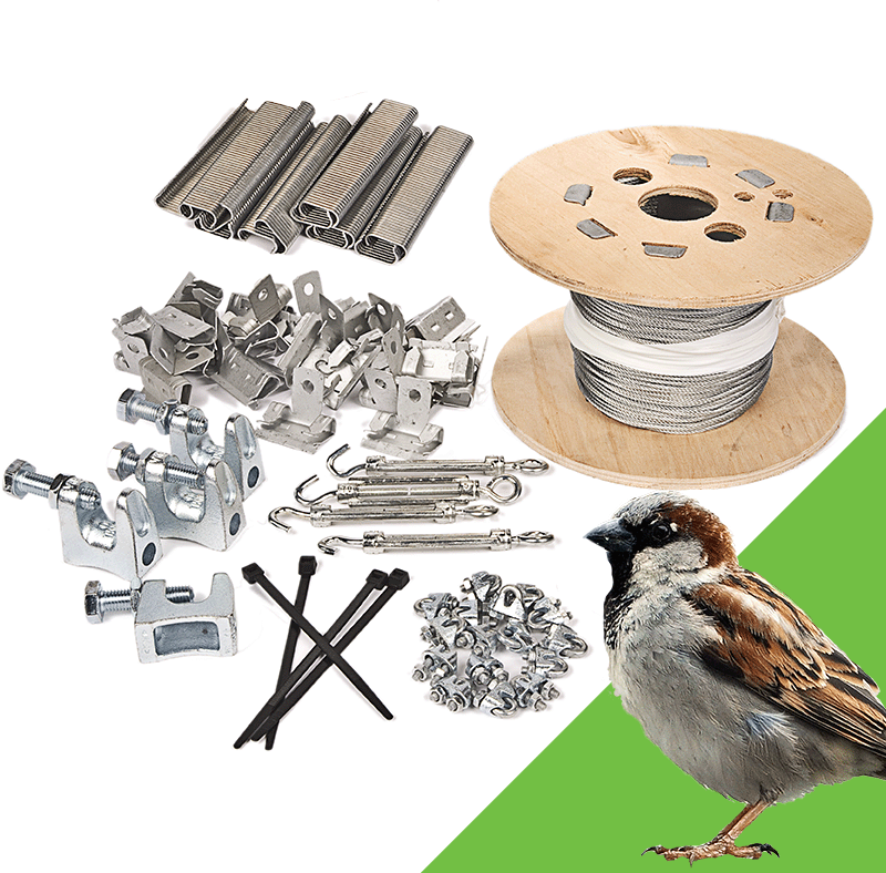 28mm Starling Netting Fixing Kits | All component hardware for masonry ...