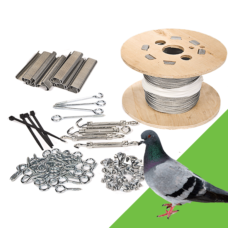 50mm Pigeon Netting Fixing Kits | All component hardware for masonry ...