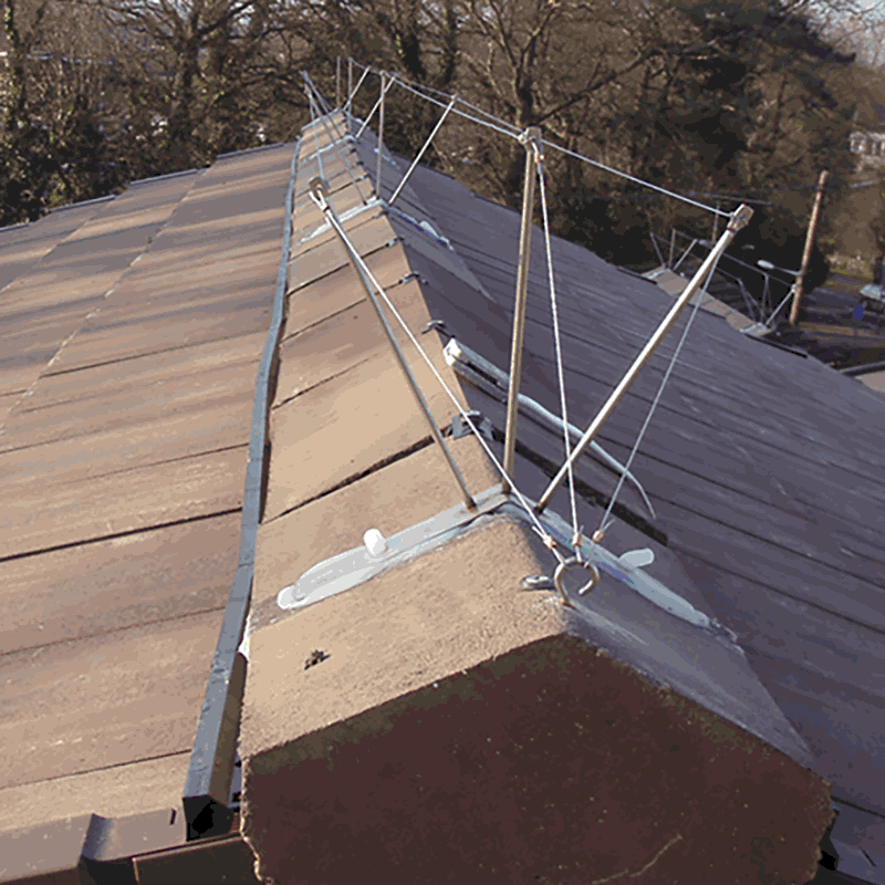 Pigeon Post and Wire Kit For Triangular Ridge Tiles