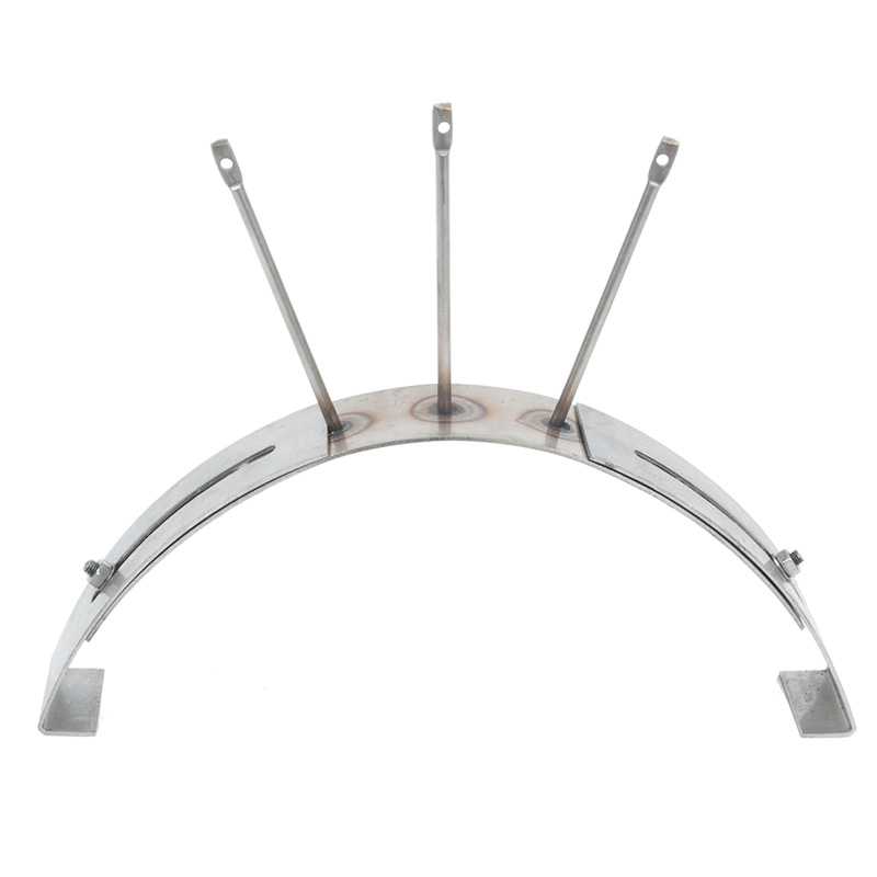 Half Round Ridge Brackets for Post and Wire