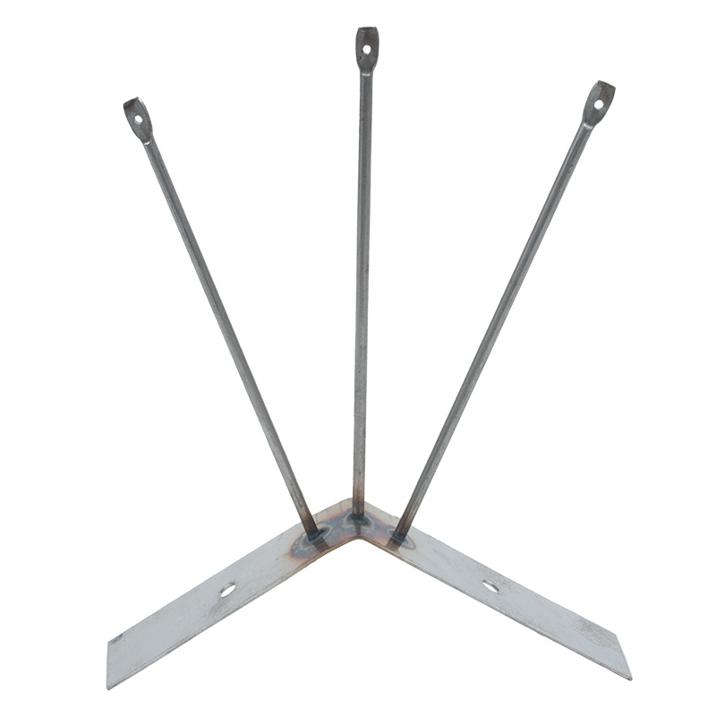 Triangular Ridge Brackets for Post and Wire