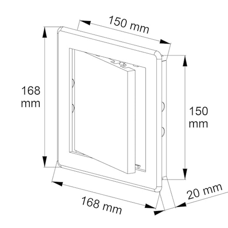 Plastic Access Panel Inspection Hatch