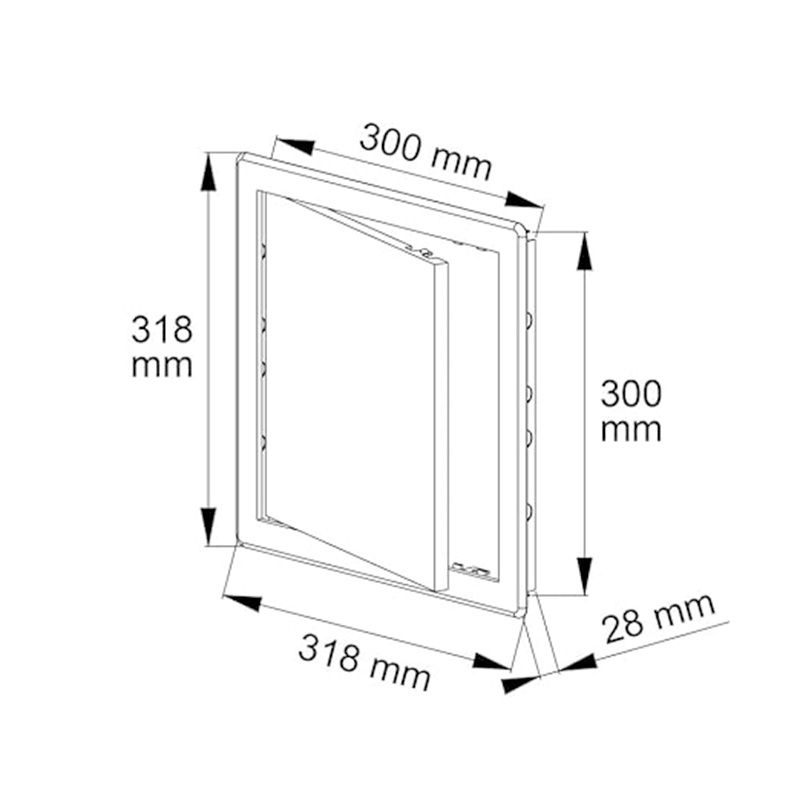 Plastic Access Panel Inspection Hatch