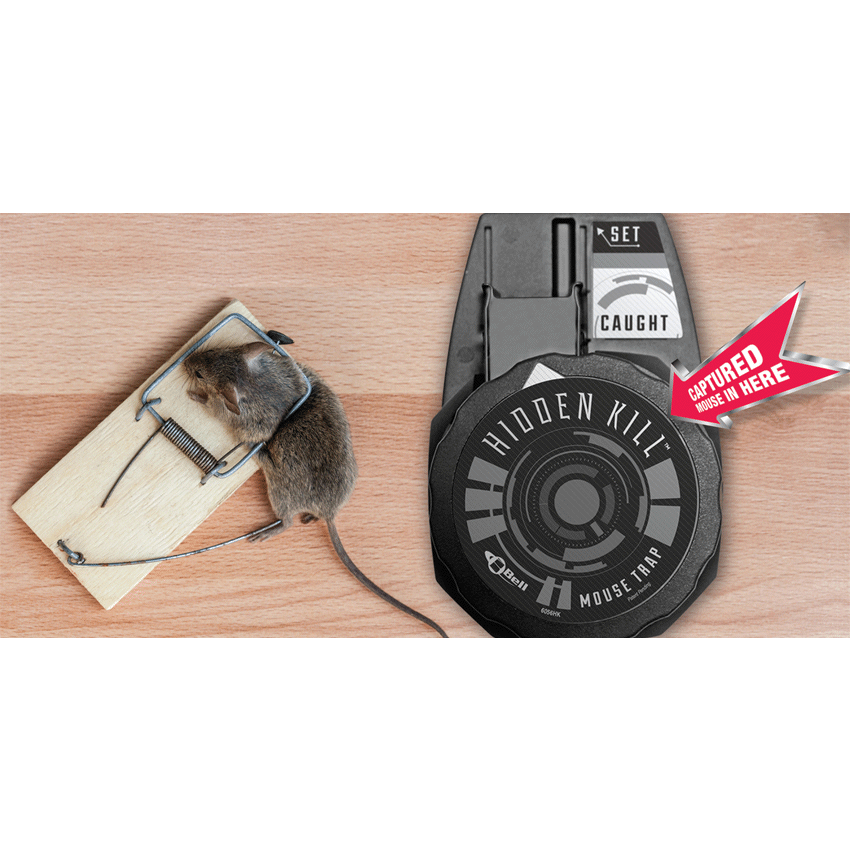 Trapper Hidden Kill Mouse Trap