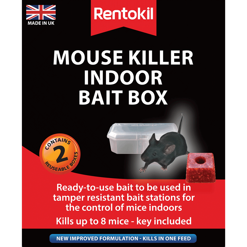 Rentokil Mouse Killer Indoor Bait Box