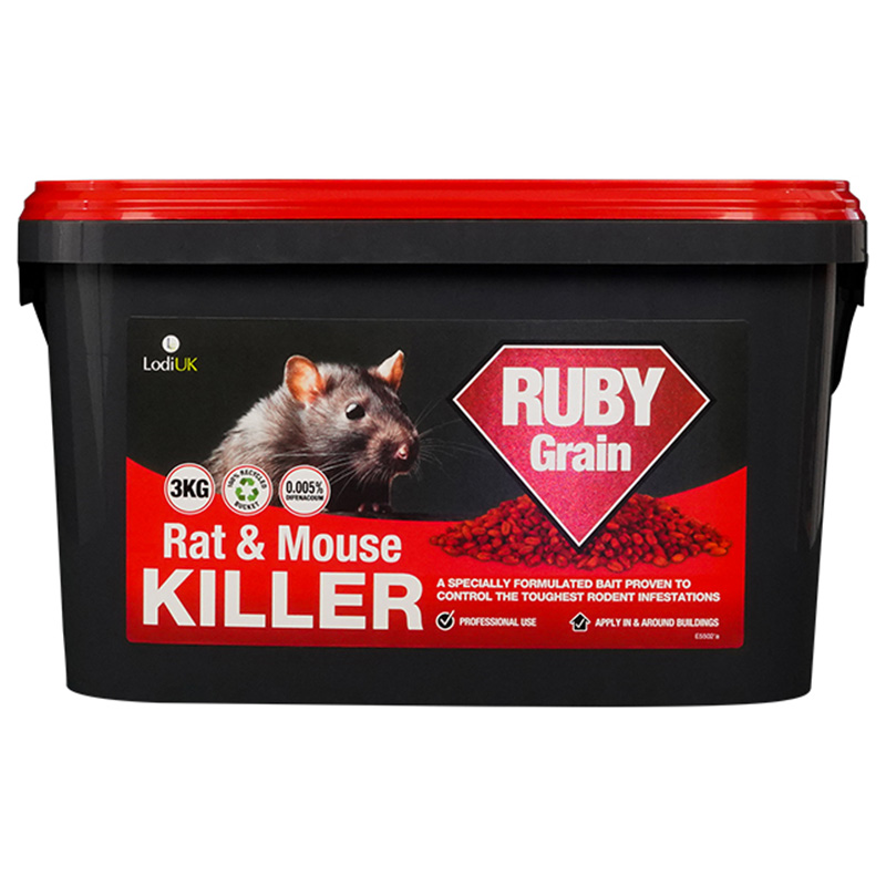 Ruby Grain Rat and Mouse Killer From PestFix