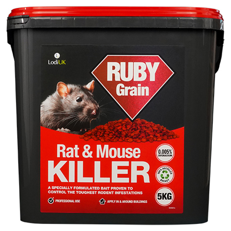 Ruby Grain Rat and Mouse Killer From PestFix