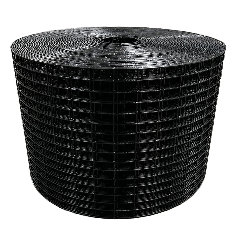 Solar Panel Mesh - Galvanised Steel and Black PVC Coated - 200mm x 30m