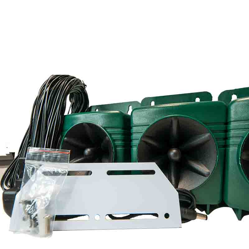 Ultrasonic Bird Repeller | 4-Speaker Audio Bird Deterrent System