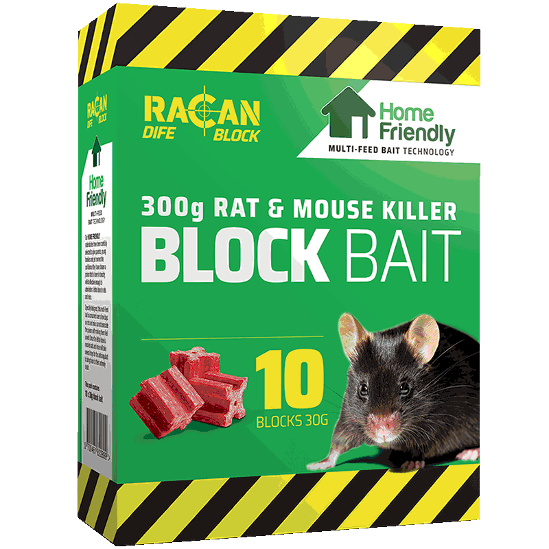 RACAN Dife Block Rat and Mouse Killer Block Bait